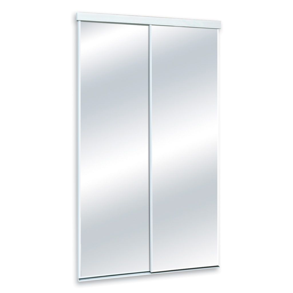 CLEAR MIRROR SLIDING CLOSET DOOR 60"X80-1/2" | Zion Building Supplies