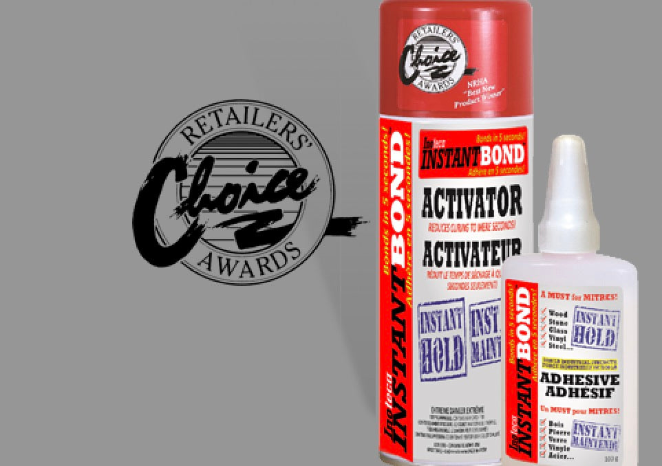 INSTANTBOND CLEAR INSTANT ADHESIVE AND ACTIVATOR SPRAY KIT 50ML/170G ...