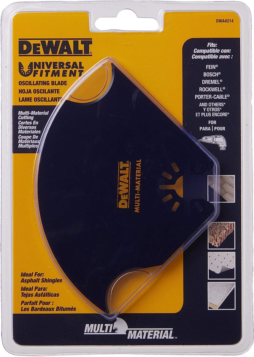 DEWALT DWA4214 OSCILLATING MULTI-MATERIAL BLADE | Zion Building Supplies