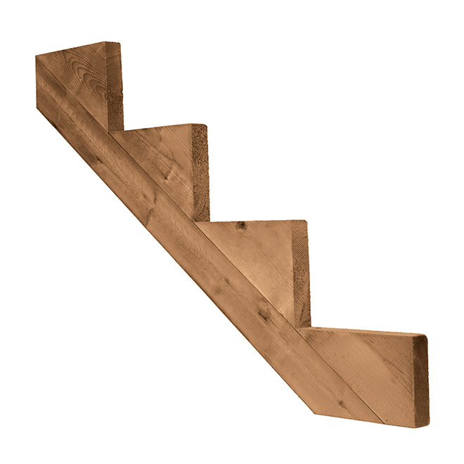 PT WOOD 4 STEP STAIR STRINGER | Zion Building Supplies